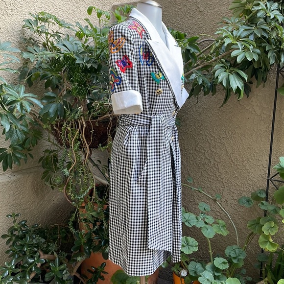 Escada | Dresses | Vintage 8s Multicolored Escada Cotton Dressduster ...